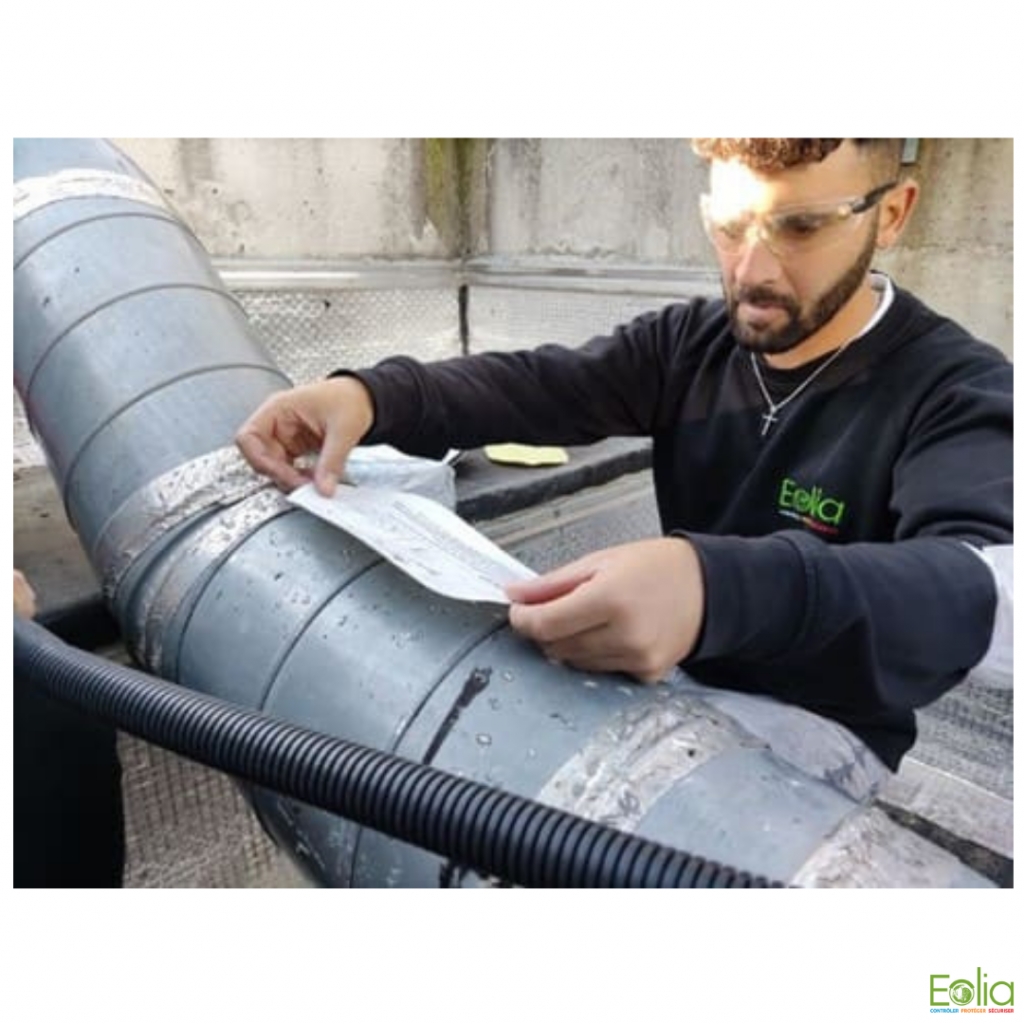 EOLIA réalise la pose de 30 trappes de visite sur conduit d'extraction ...